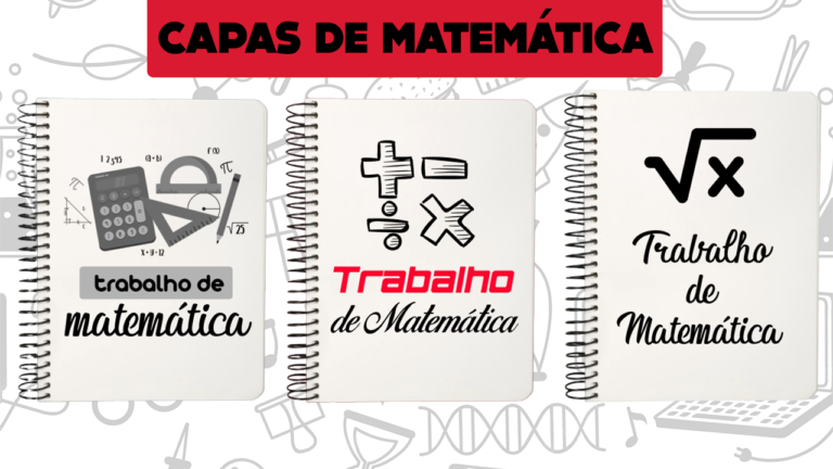 Capas de Trabalho de Matemática para Imprimir (Muito Fácil)