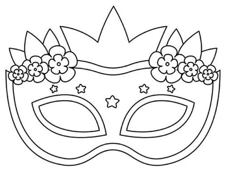 Moldes de Máscaras de Carnaval para Imprimir, Colorir e Recortar ...