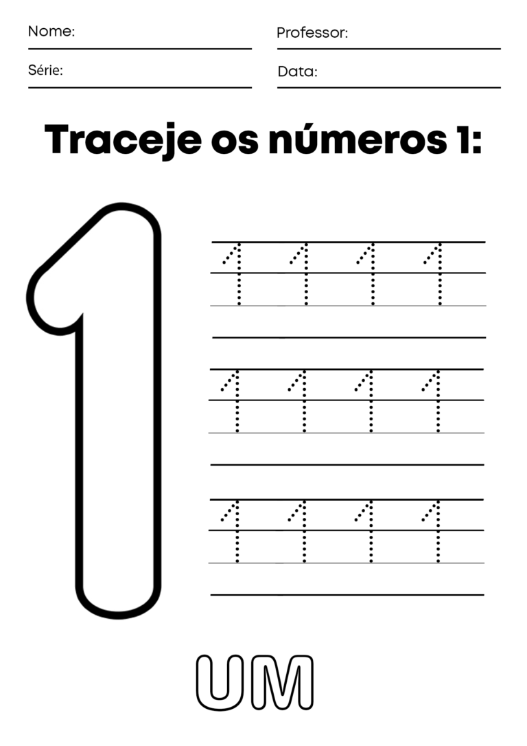 Atividades Número 1: Ideias criativas para usar na educação infantil ...