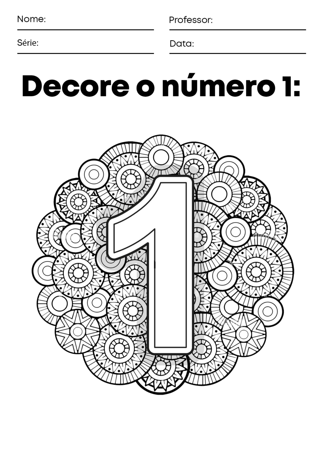 Atividades Número 1: Ideias criativas para usar na educação infantil ...