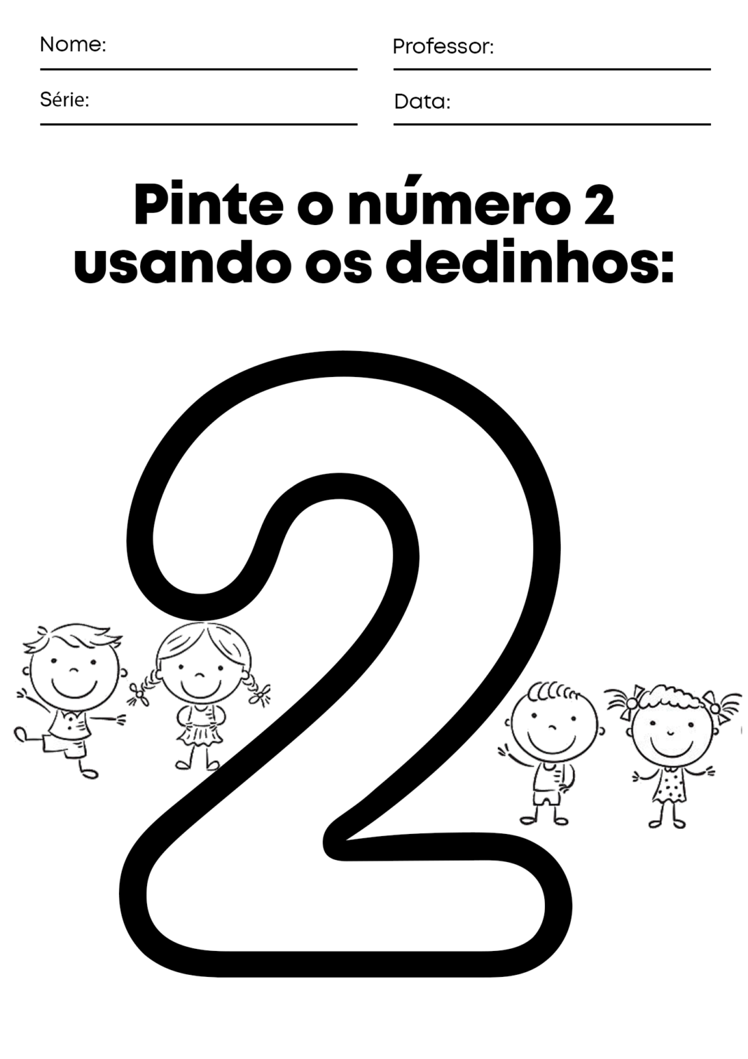 Atividades Número 2: Ideias criativas para usar na educação infantil