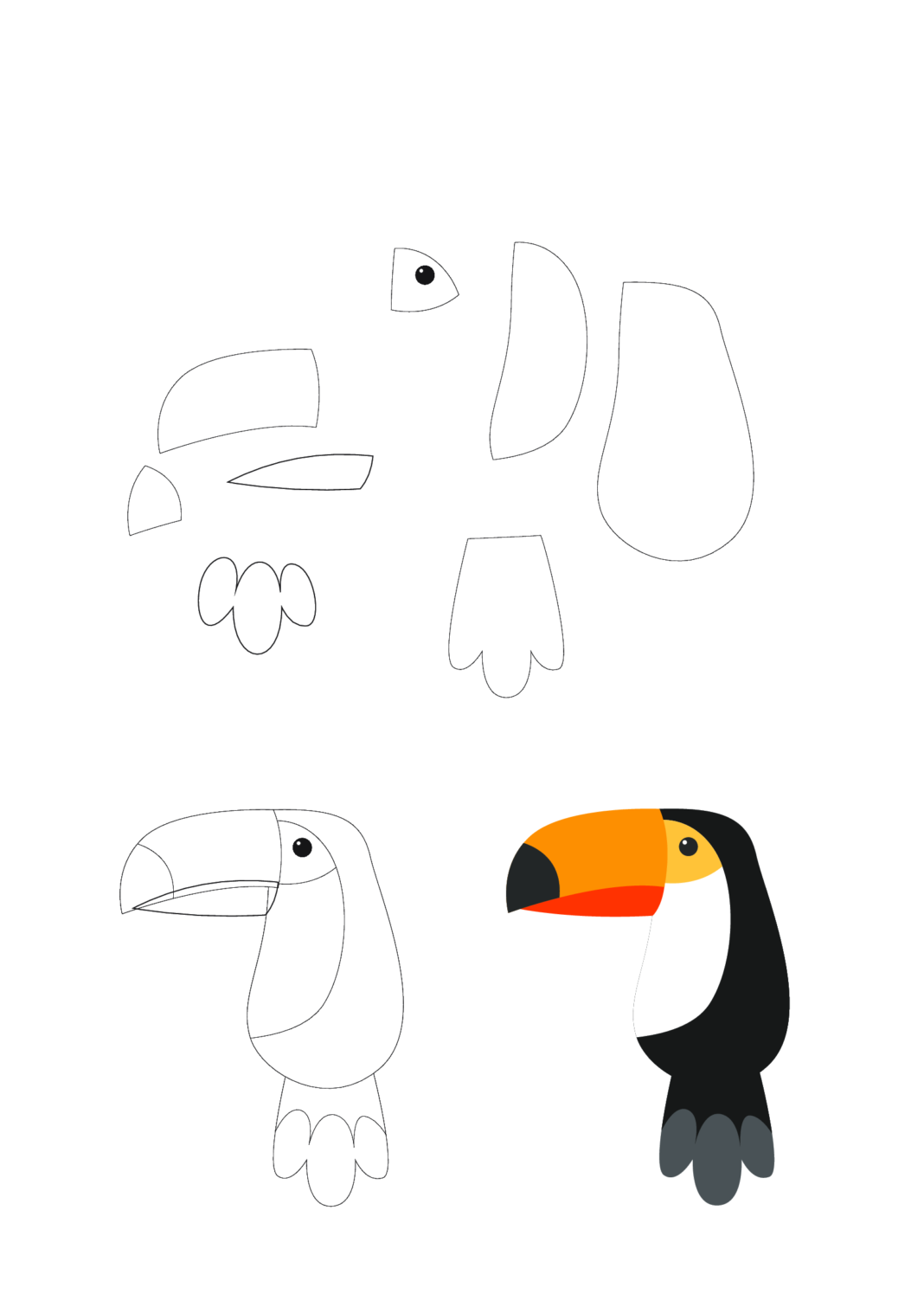 40 Moldes de Animais em EVA para imprimir (Grátis e Fácil)