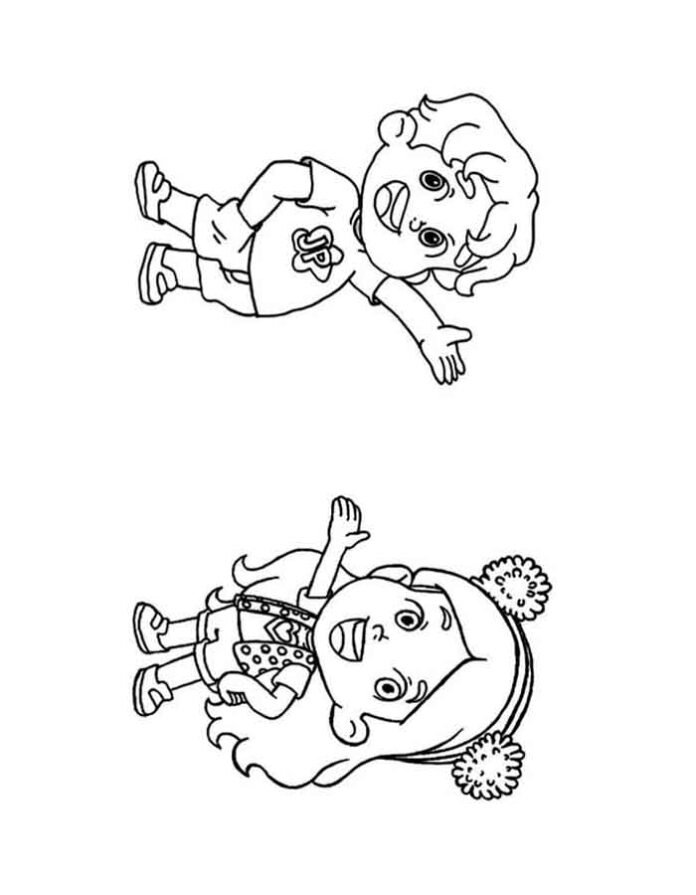 Desenhos de Maria Clara e JP para Colorir e Imprimir - Aprender a Desenhar