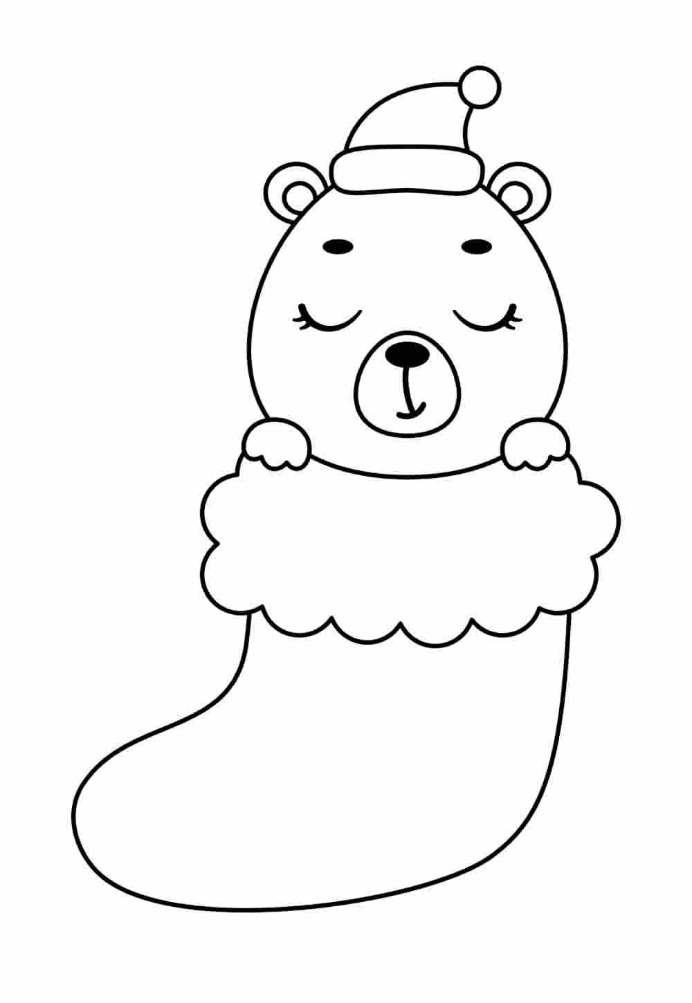 Desenhos Fofos De Natal Para Colorir E Imprimir
